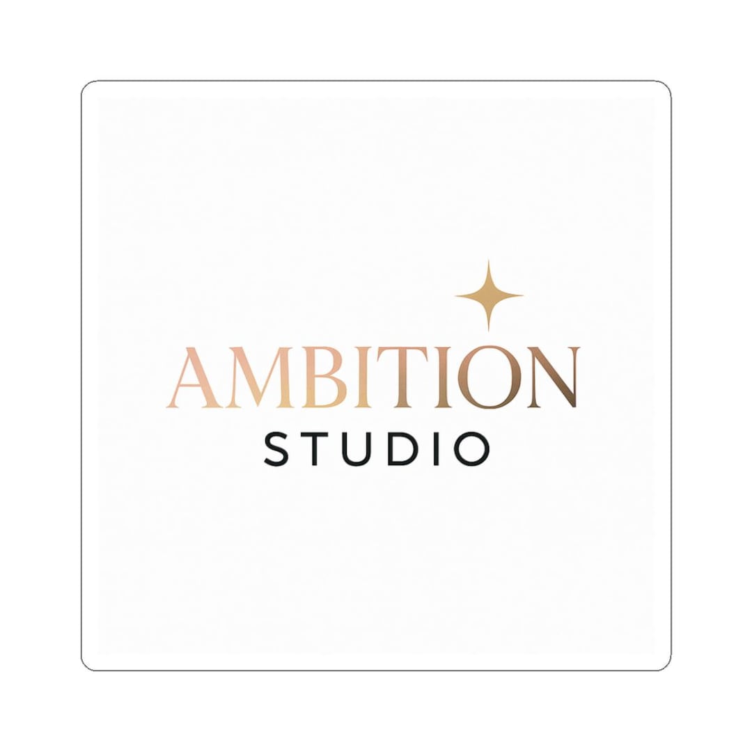Ambition Studio Logo Sticker - Etsy