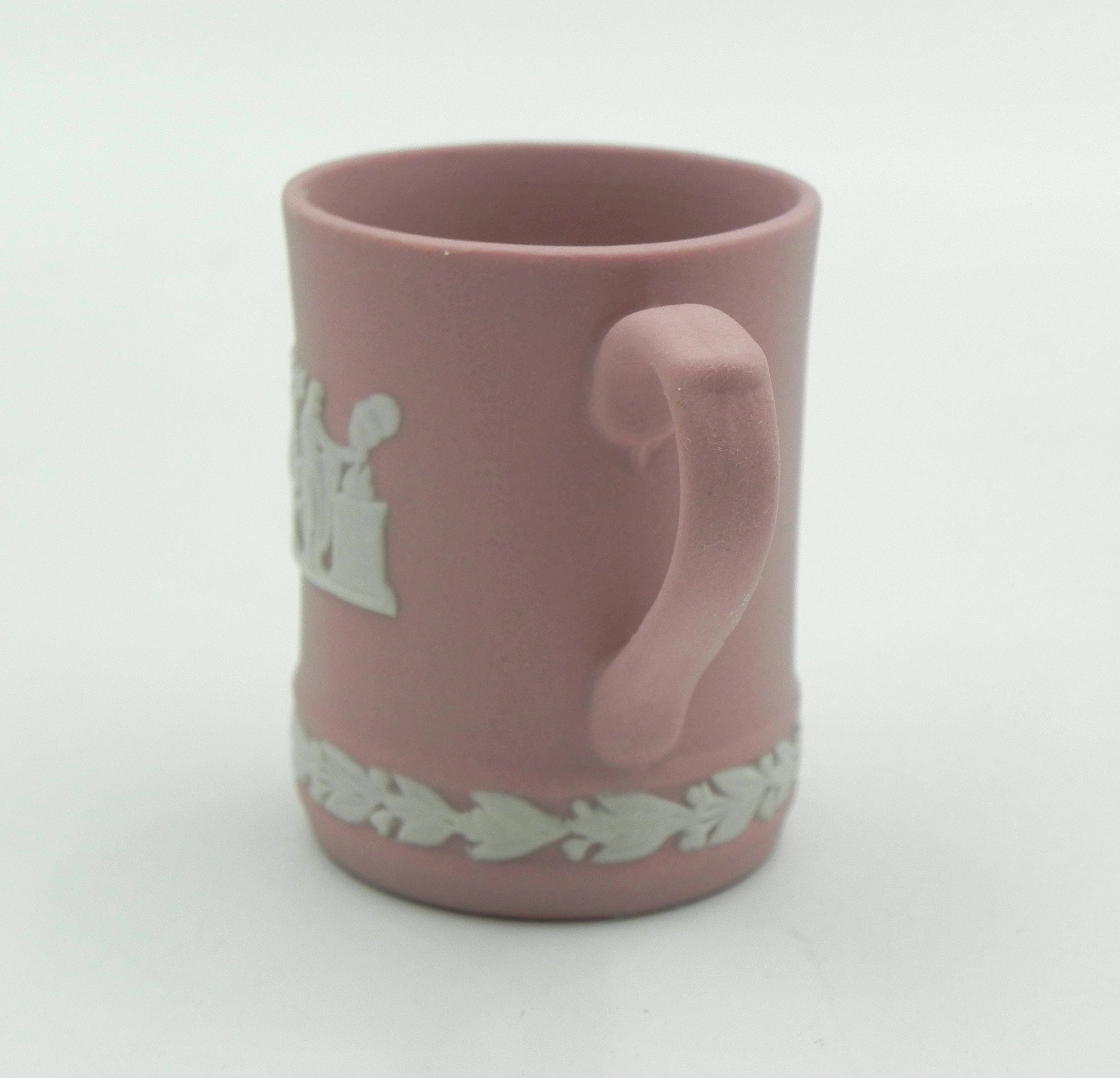 Rare Wedgwood PINK Jasper / Jasperware Miniature TANKARD / - Etsy