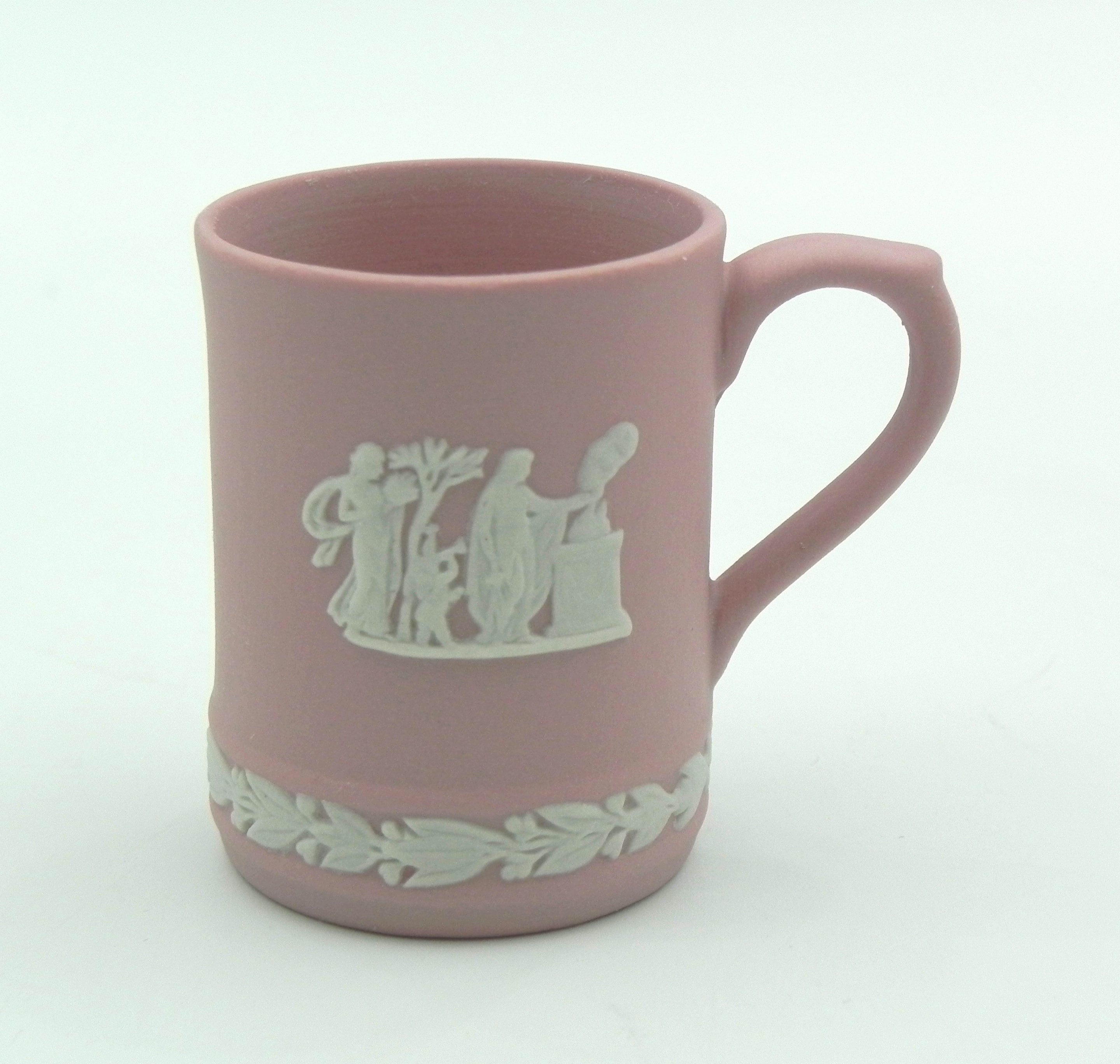 Rare Wedgwood PINK Jasper / Jasperware Miniature TANKARD / - Etsy
