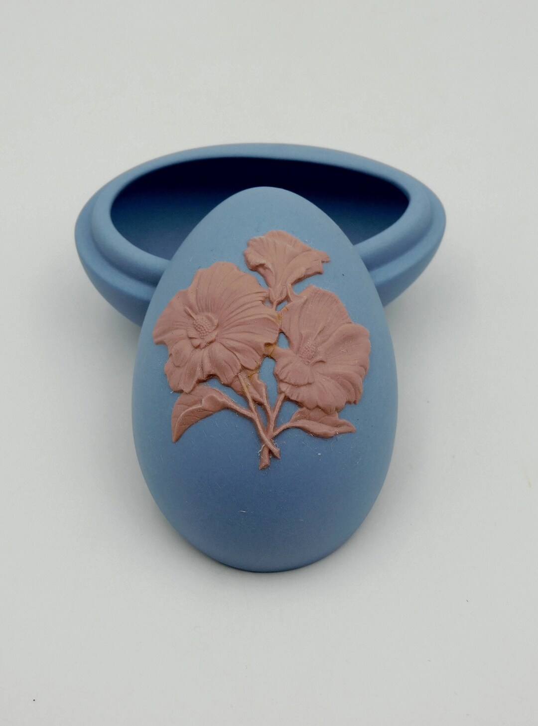 Wedgwood PINK on Pale Blue Jasperware / Jasper STURT Desert - Etsy
