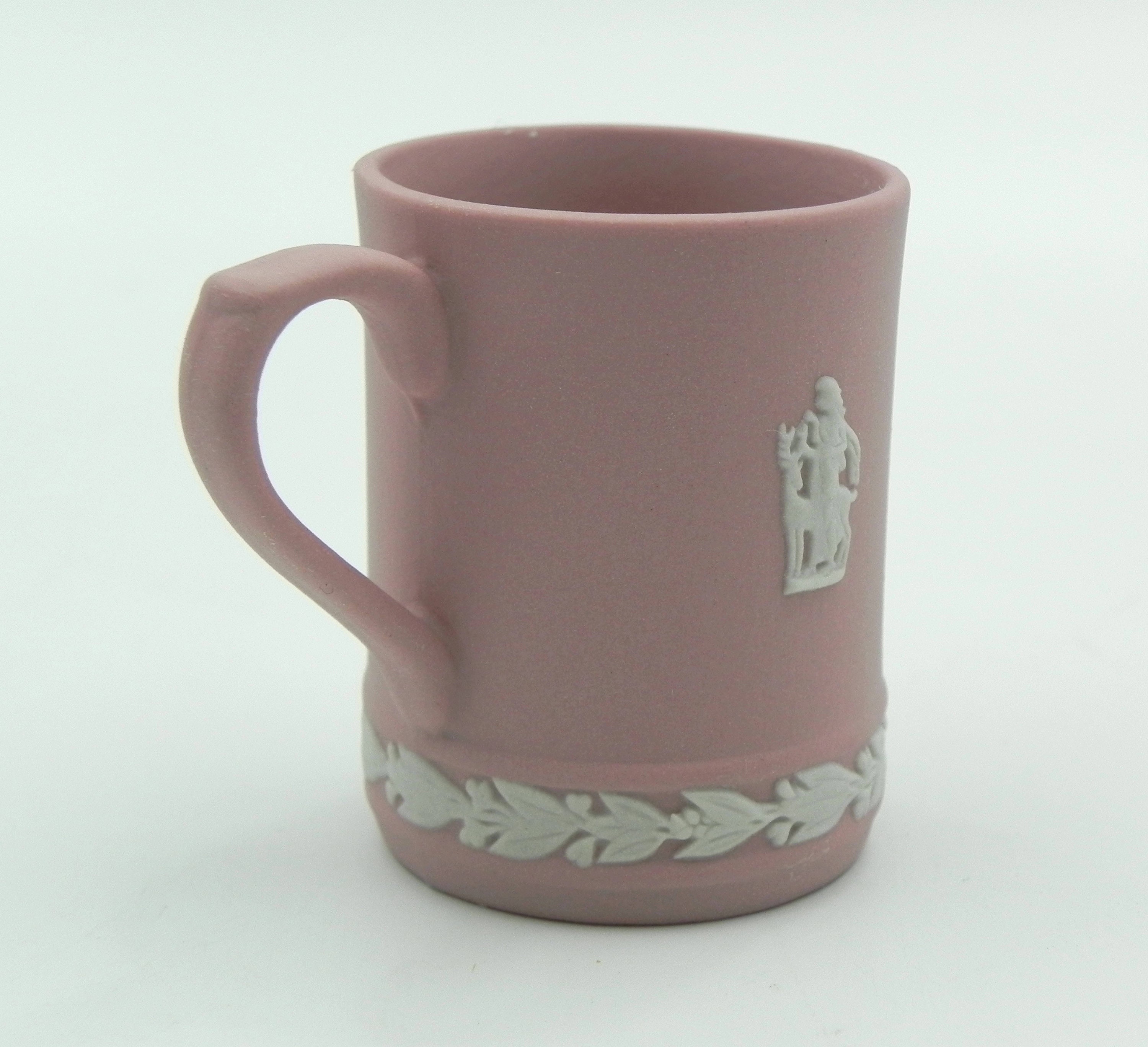 Rare Wedgwood PINK Jasper / Jasperware Miniature TANKARD / - Etsy