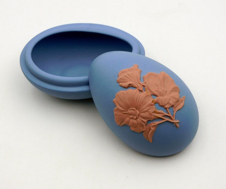 Wedgwood PINK on Pale Blue Jasperware / Jasper STURT Desert - Etsy