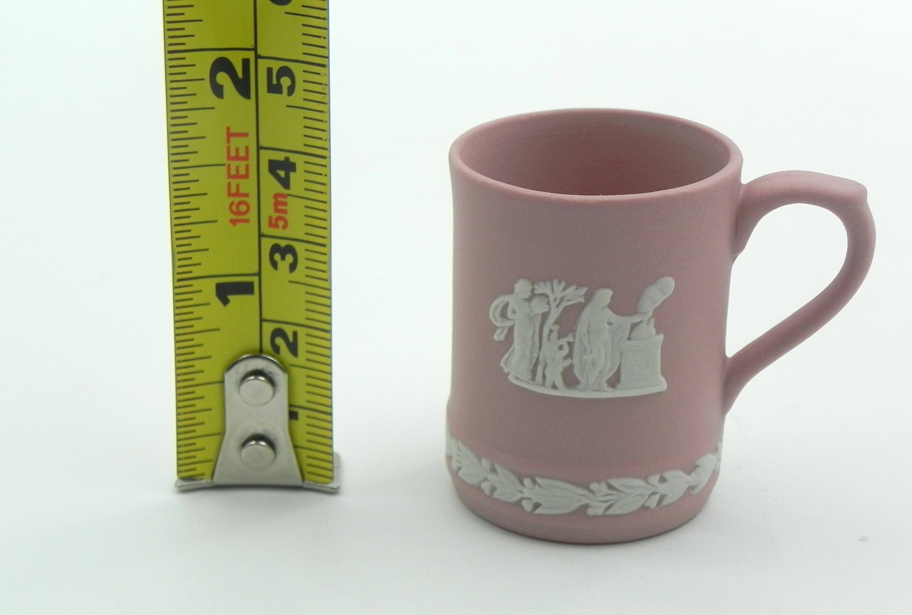 Rare Wedgwood PINK Jasper / Jasperware Miniature TANKARD / - Etsy