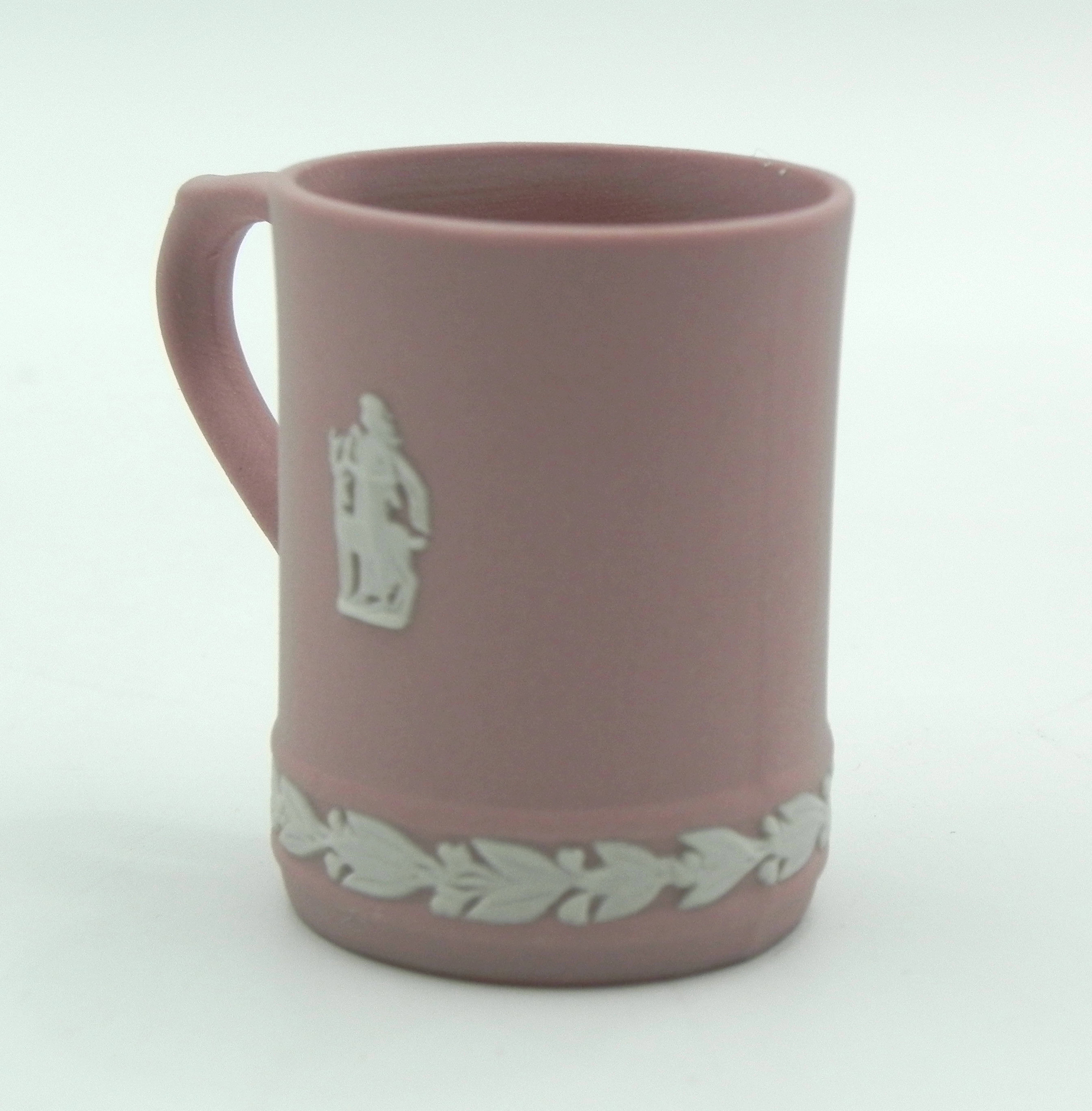 Rare Wedgwood PINK Jasper / Jasperware Miniature TANKARD / - Etsy