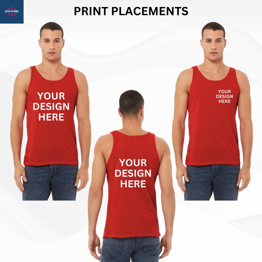 Custom Tank Top, Personalized Tank Tops, Add Your Own Text, Custom Logo ...