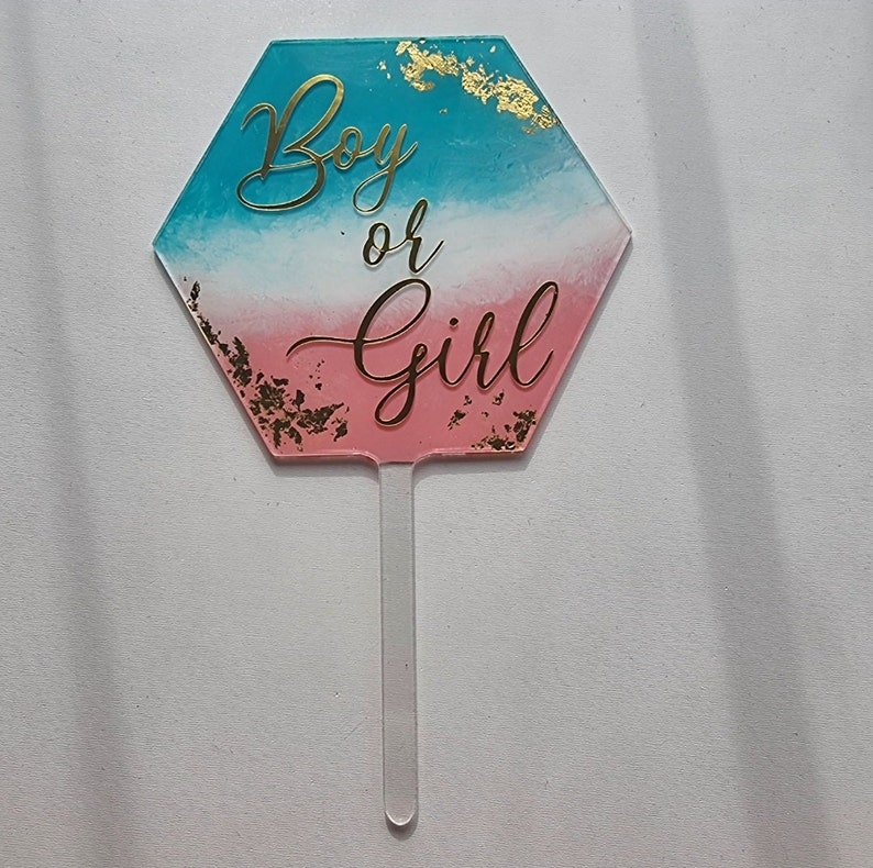 Cake Topper Boy or Girl - Etsy