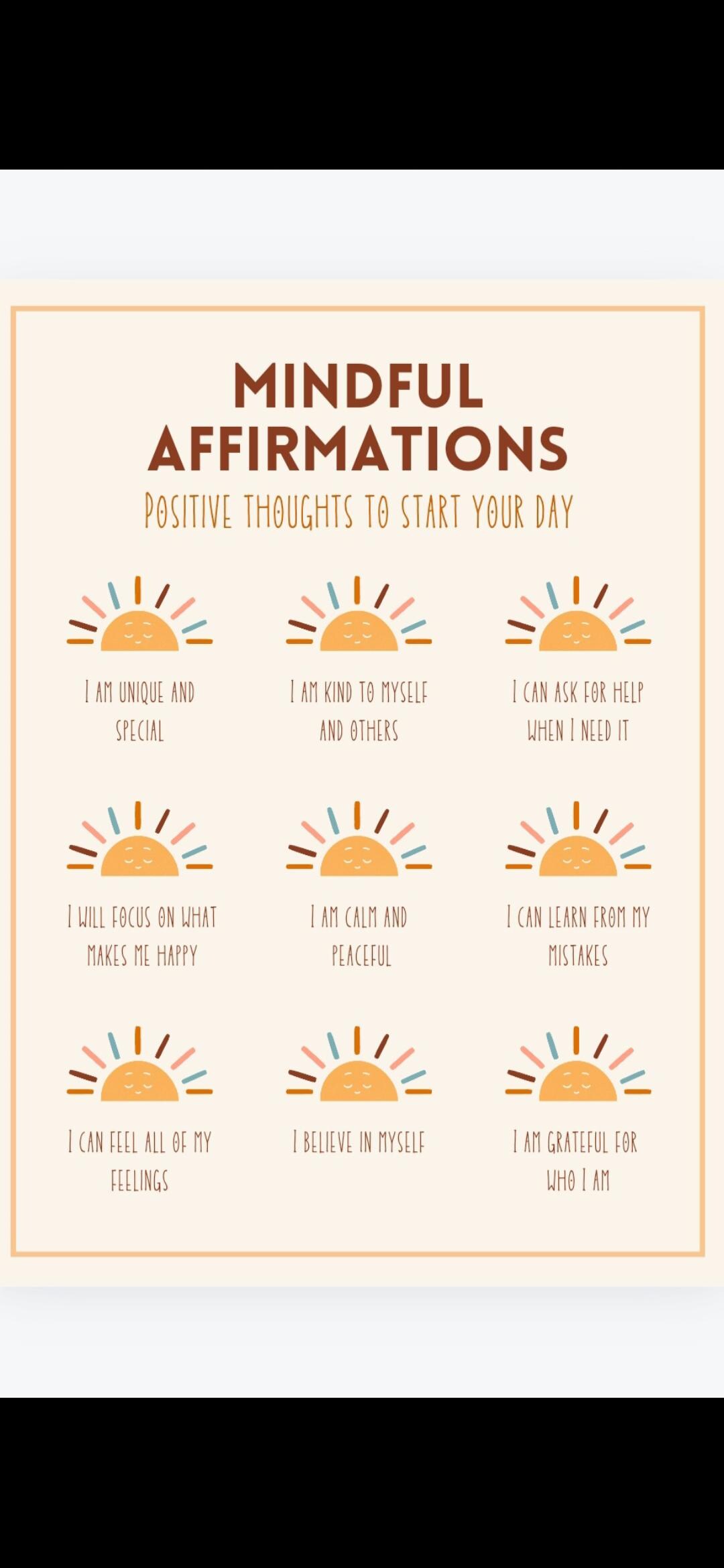 Mindful Affirmation Poster - Etsy