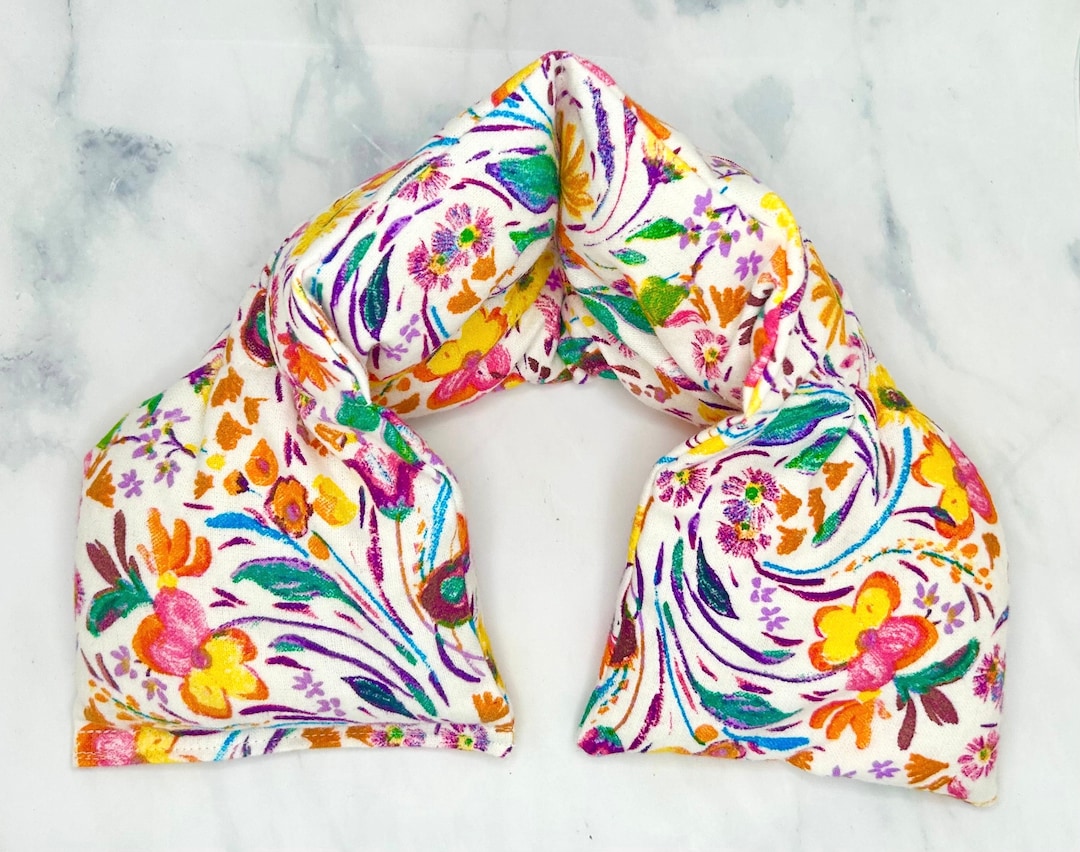 Rice Neck Wrap, Microwavable Heating Pad, Weighted Heating Pad for Neck ...