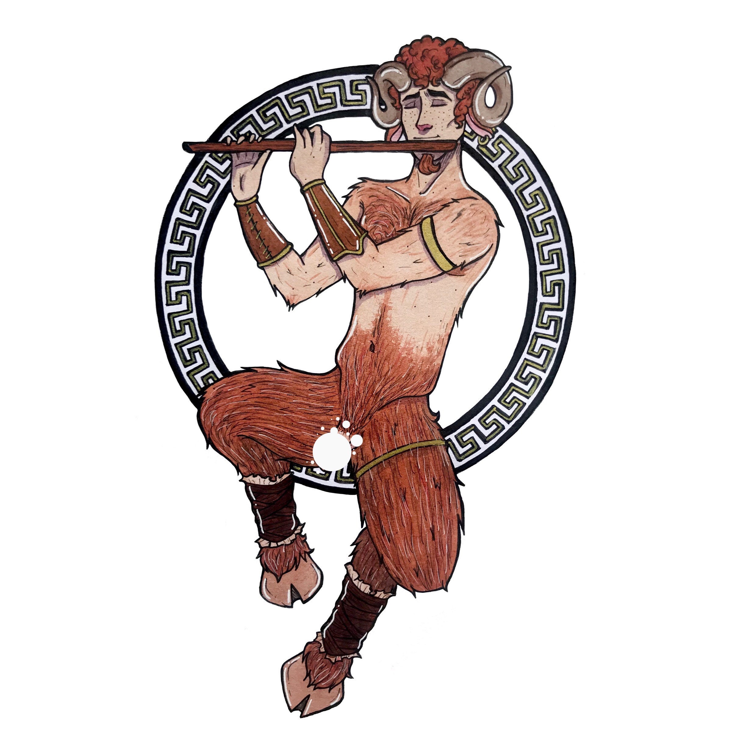 Gay Satyr Drawings
