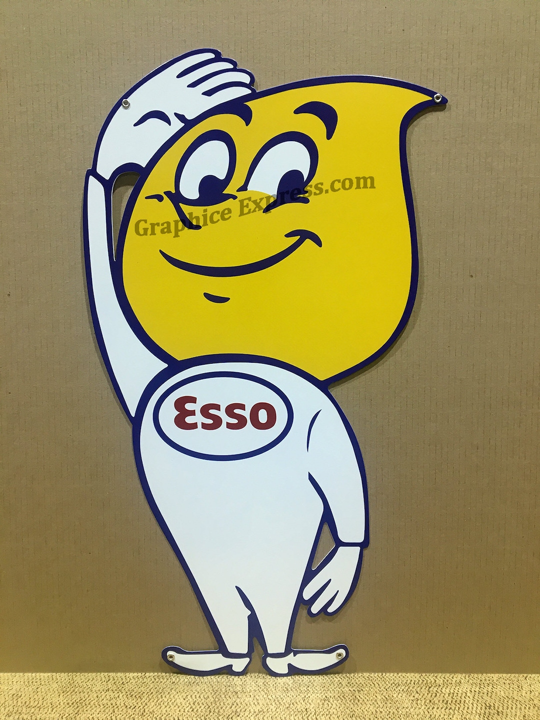 Esso Metal Sign - Etsy