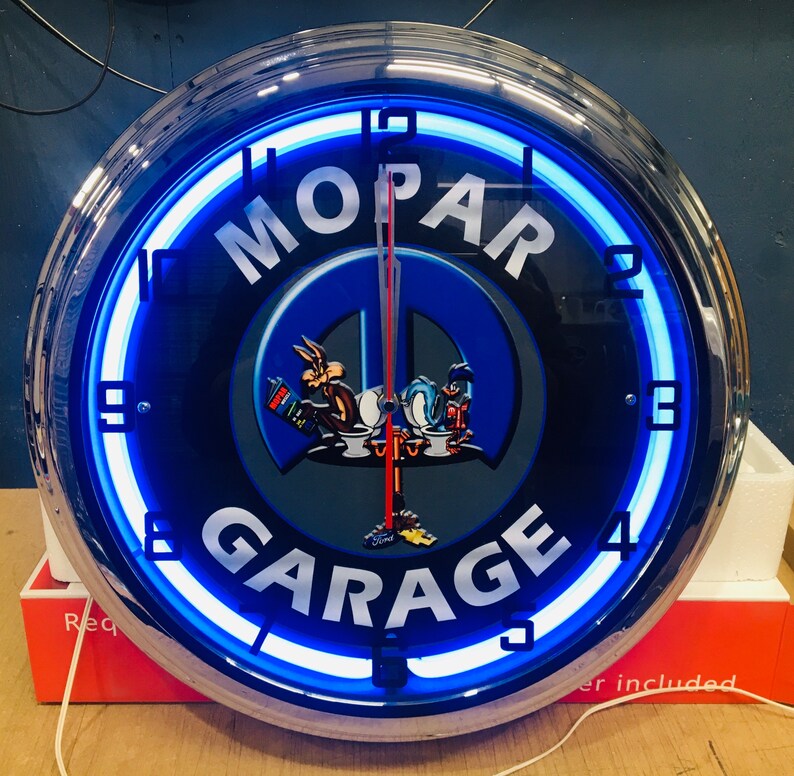Mopar Neon Clock - Etsy