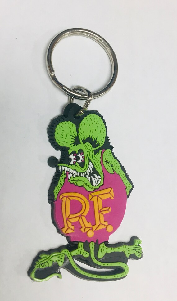 Rat Fink Keychain Gem