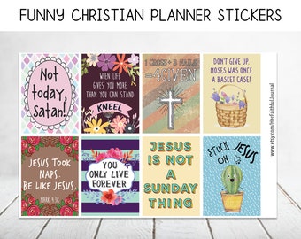 Christian Planner Stickers | Etsy