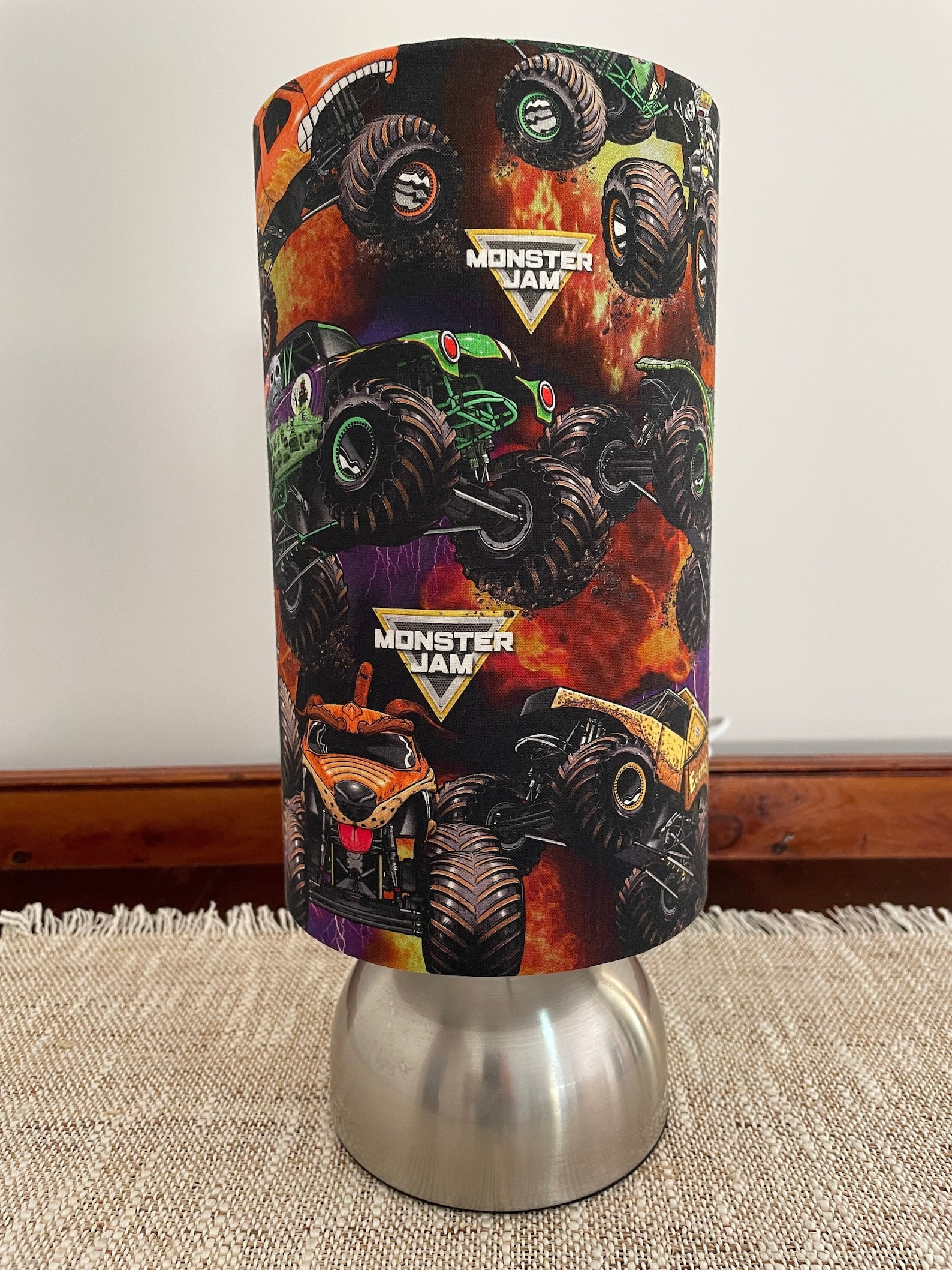 Monster Jam, Monster Trucks Touch Lamp - Etsy
