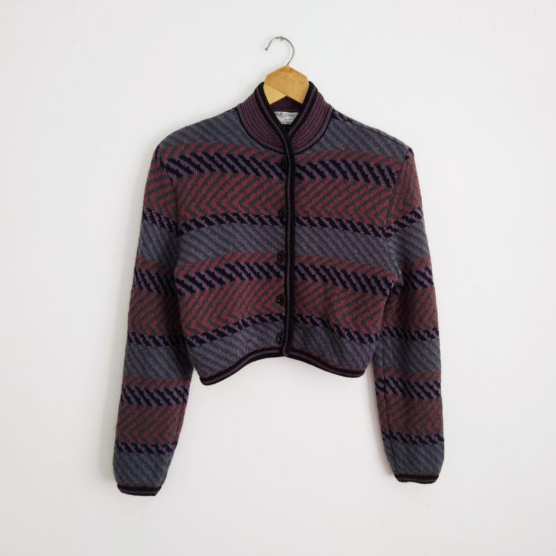 Wool Cropped Jacket - Etsy