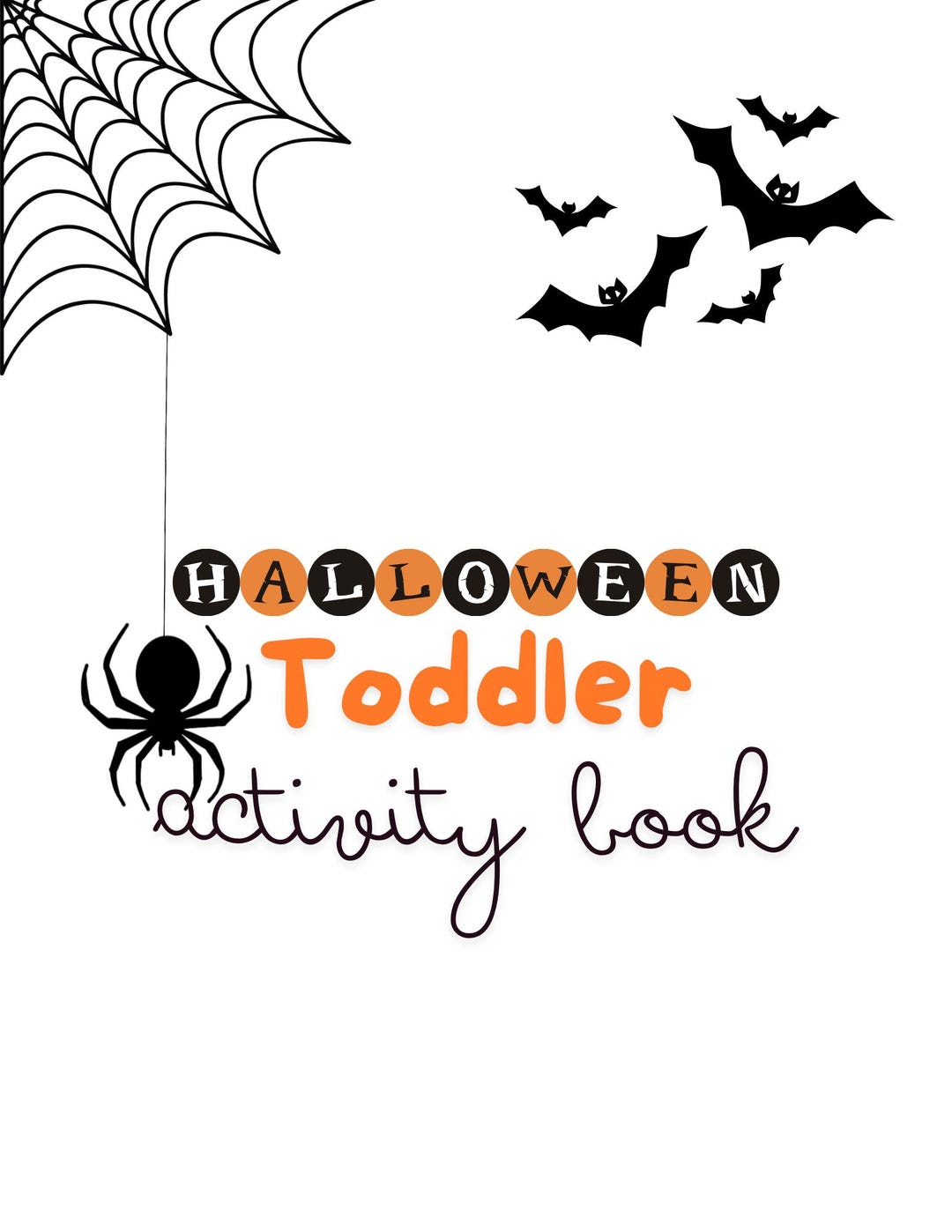Halloween Printable DIY Toddler Learning Journal, Learning Book, Busy ...