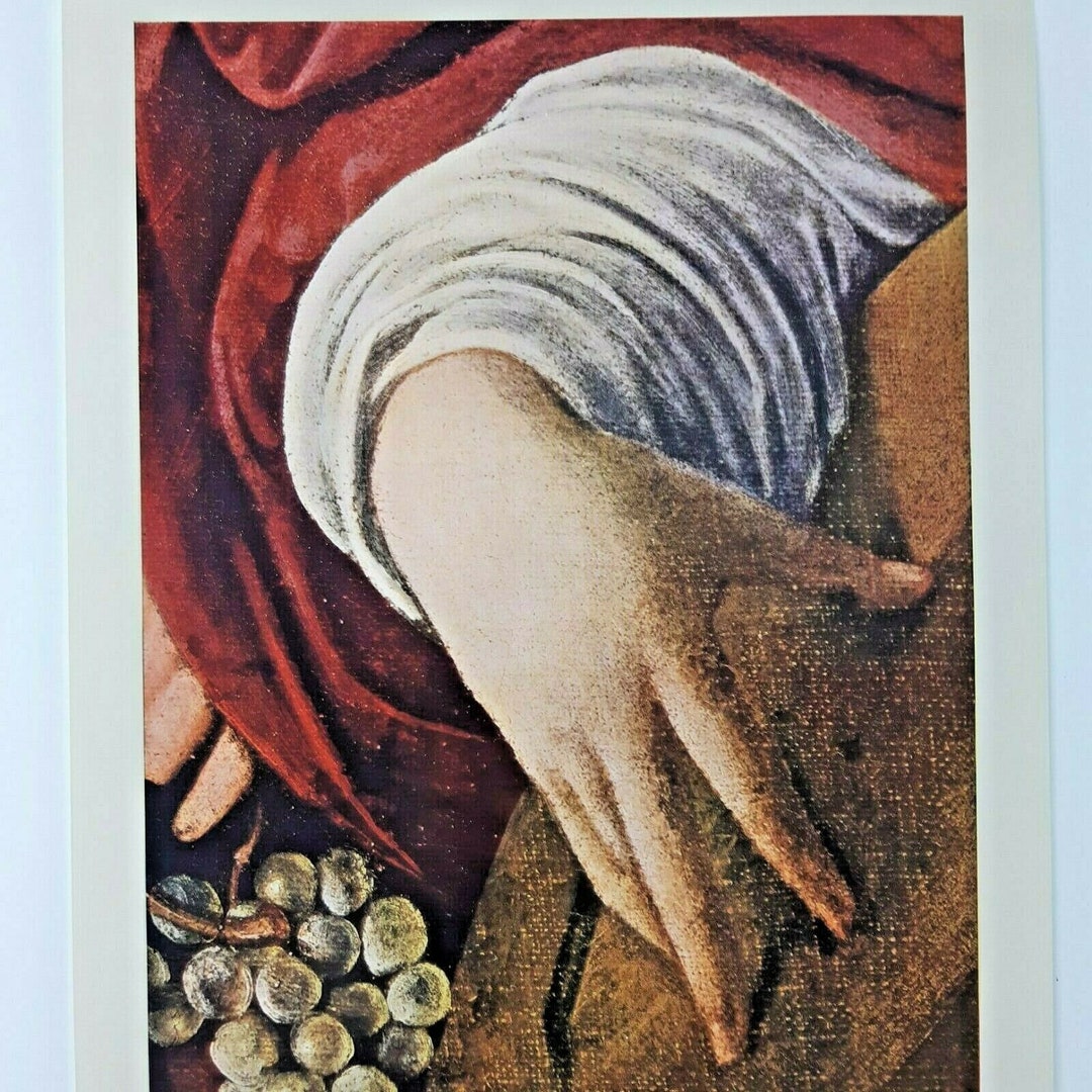 Hand of the Lute Player From the Musicians Caravaggio Vintage Print ...