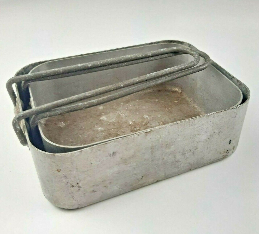 2 RAF 1951 Mess Tins With Arrow Mark Military Survival Air Force ...