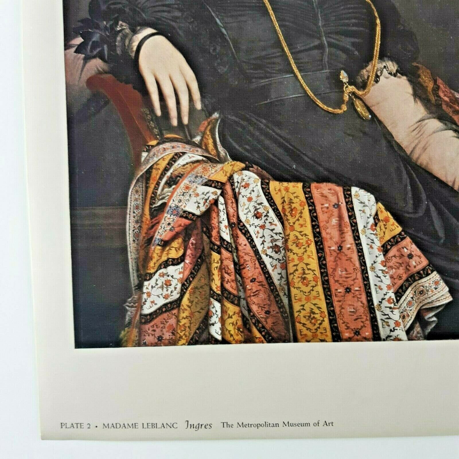 Madame Leblanc Ingres Vintage Colour Print 1950s 31 1/2 Cm X 24 Cm - Etsy