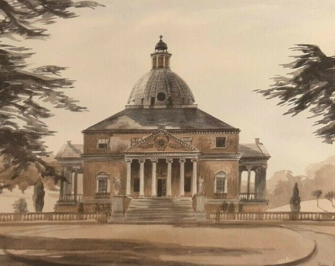 Mereworth Castle by Barbara Jones Print 1947 - Etsy