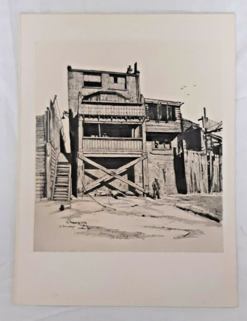The Prospect of Whitby Wapping Wall E1 the Back W Fairclough 1947 ...