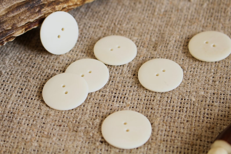 Bone Buttons Handmade Bone Buttons White Bone Buttons White - Etsy