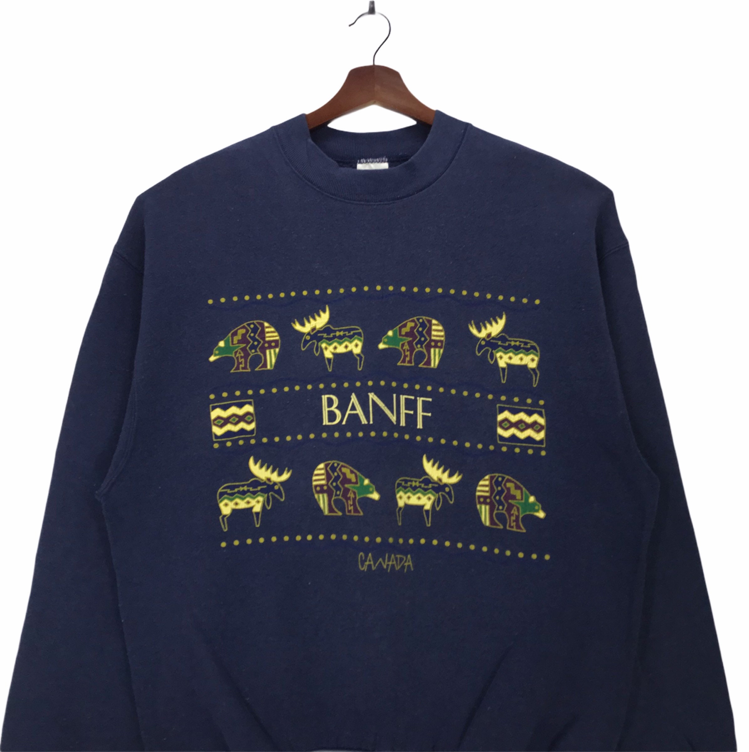 Vintage Banff Canada National Park Crewneck Sweatshirt - Etsy