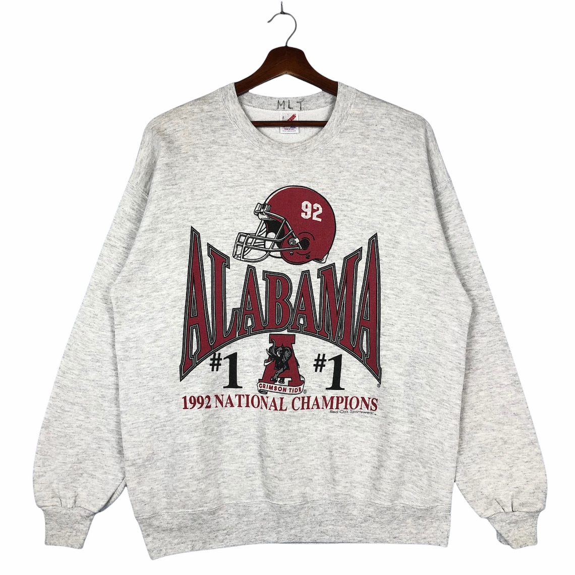 Vintage 1992 the Alabama Crimson Tide Sweatshirt Crewneck University of ...