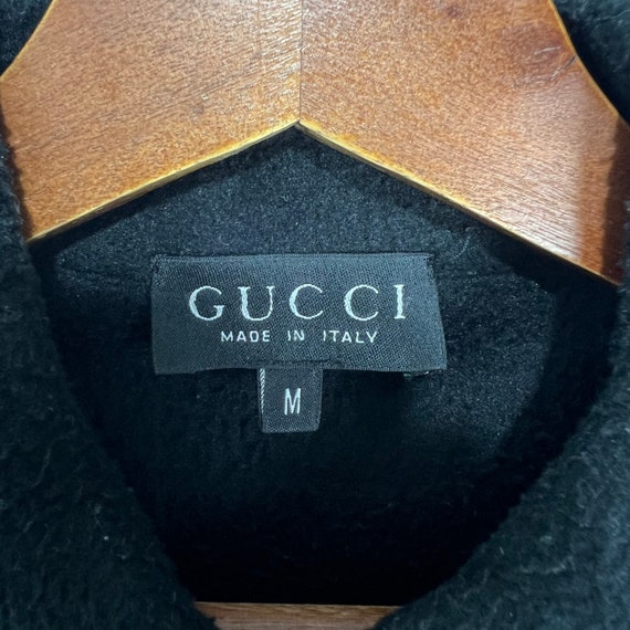 Vintage Gucci Fleece Jacket Made In Italy Size Medium - Gem
