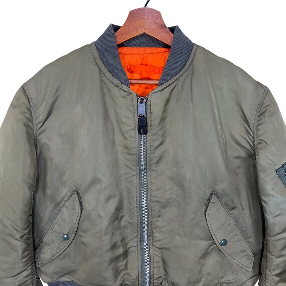 Vintage Alpha Industries MA1 Flight Jacket Size Medium - Gem