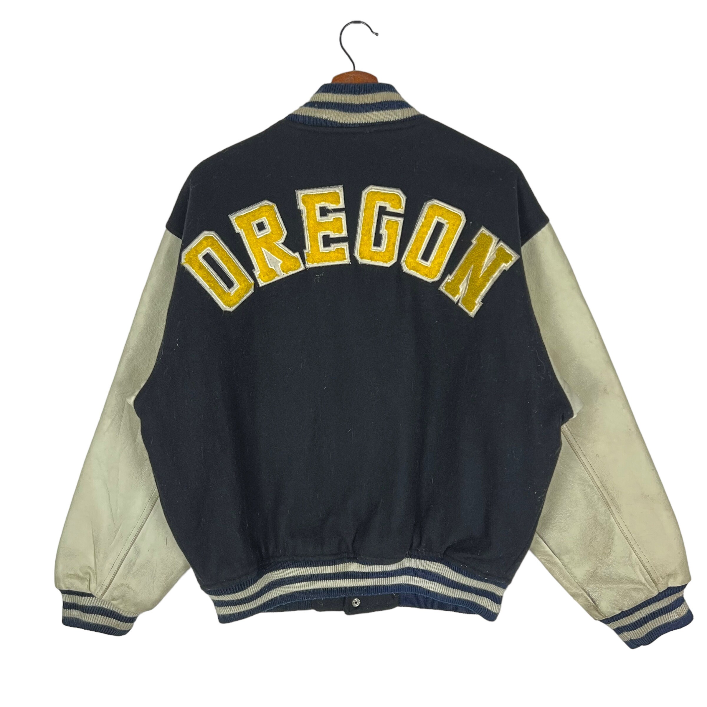 Vintage Oregon Varsity Jacket University of Oregon Jacket - Etsy