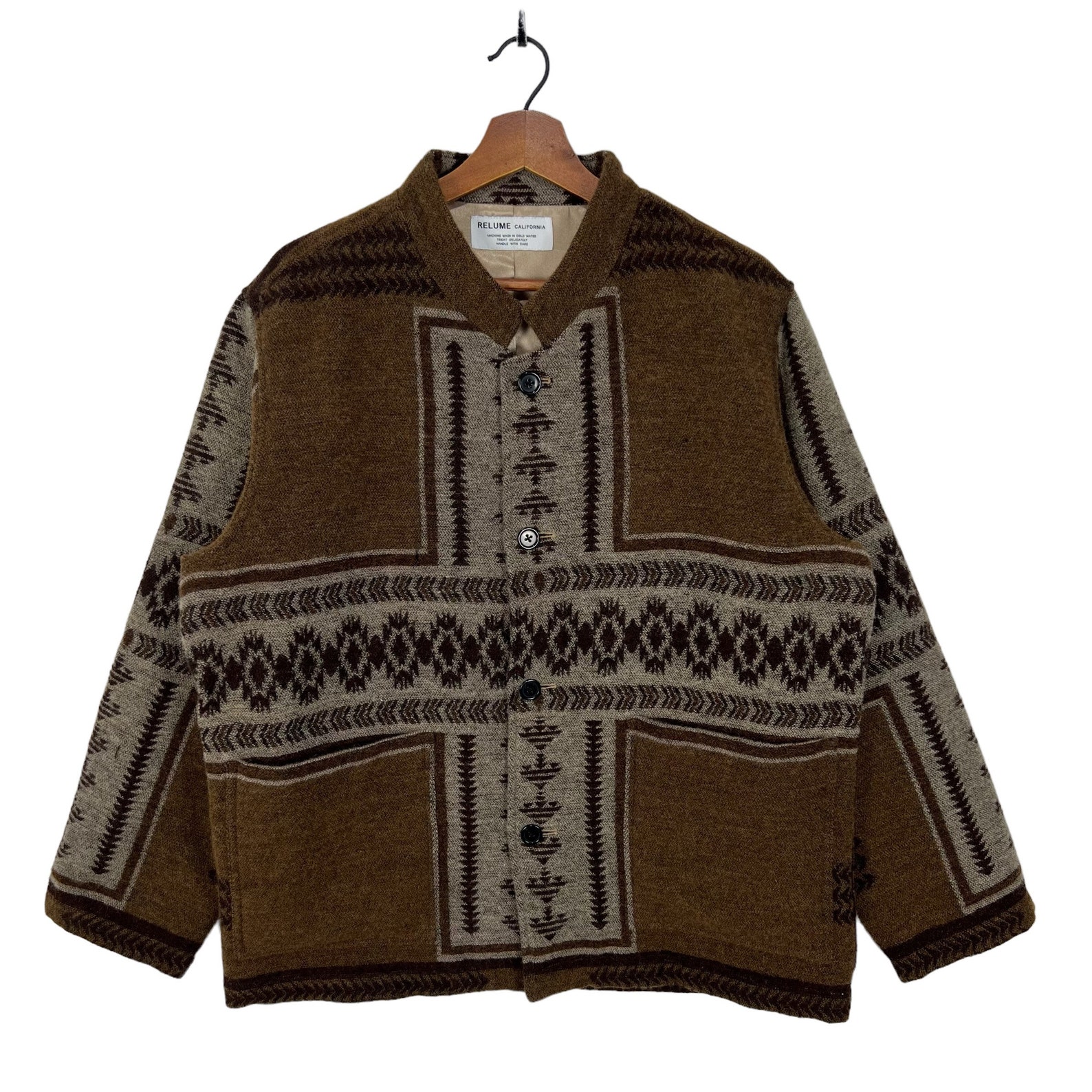 Amazing Relume California Aztec Tribe Coat Jacket Navajo Aztec Tribal ...