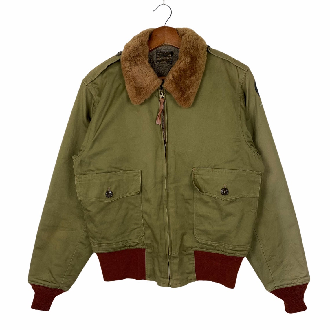 WWII USAAF B-10 Flying Jacket Military Superior Togs Size38 - Etsy