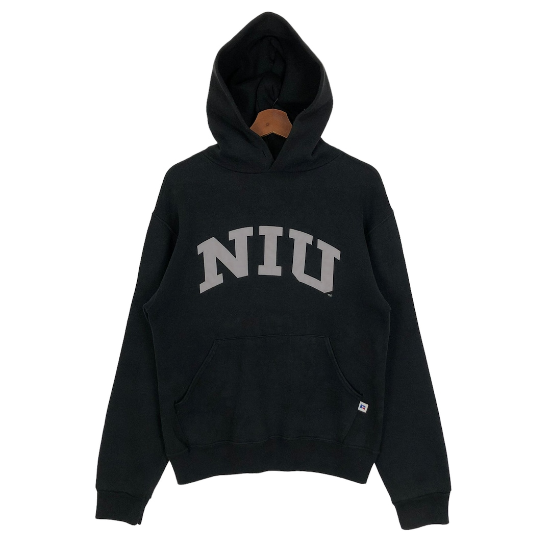 Vintage Northern Illinois University Hoodie Embroidered Logo NIU Hoodie ...