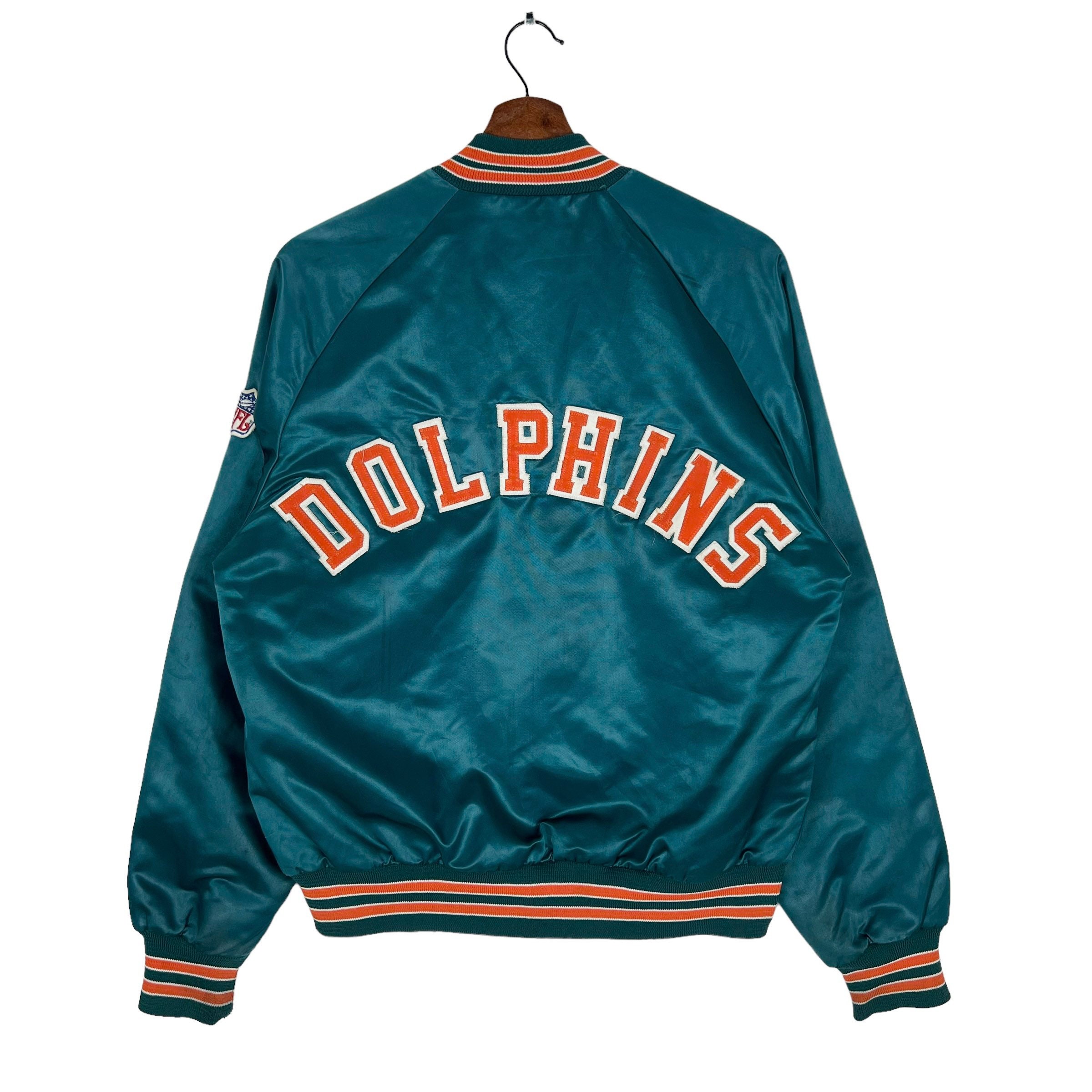 Vintage Miami Dolphins Satin Jacket - Etsy