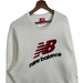 Vintage Embroidered New Balance Sweatshirt - Size Large - Etsy