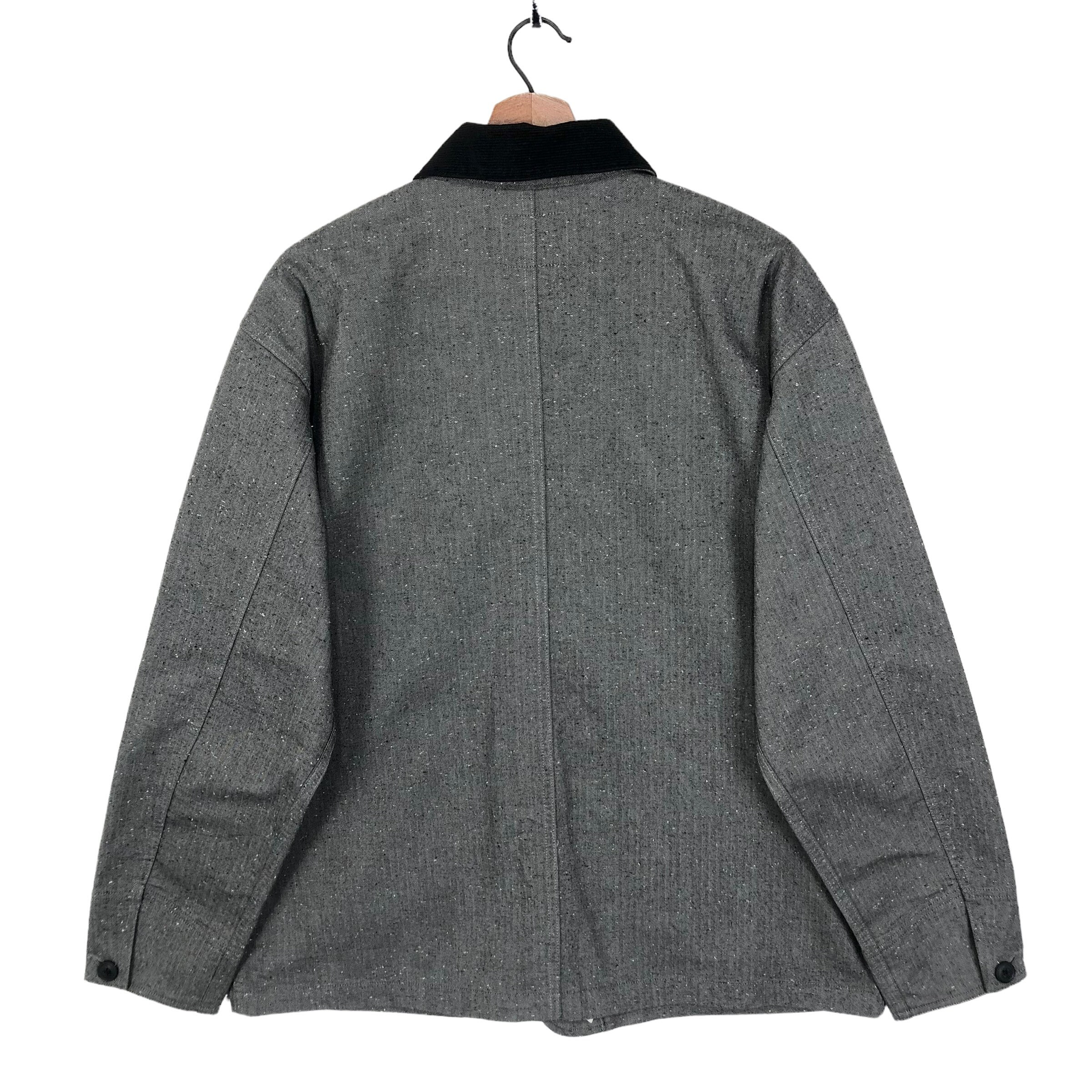 Coen Herringbone Chore Jacket Vintage Style Workers Jacket Size Large ...