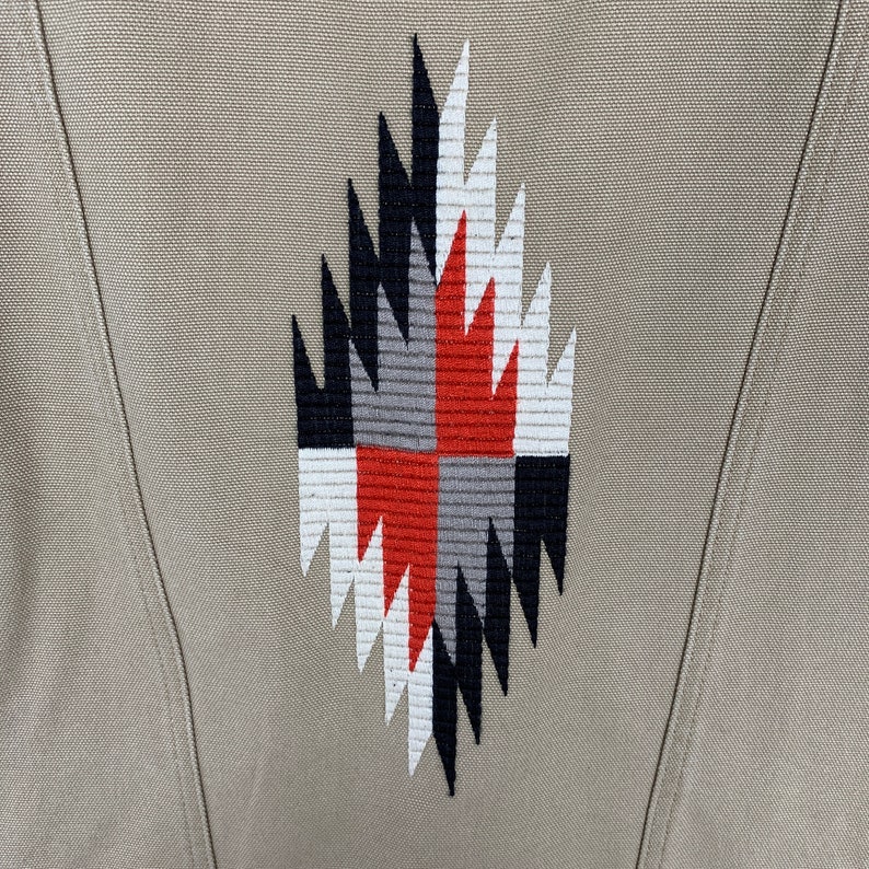 Vintage Wrangler Aztec Design Vest - Etsy