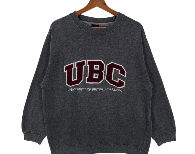 Vintage University of British Columbia Hoodie Spells UBC Purple Colours ...