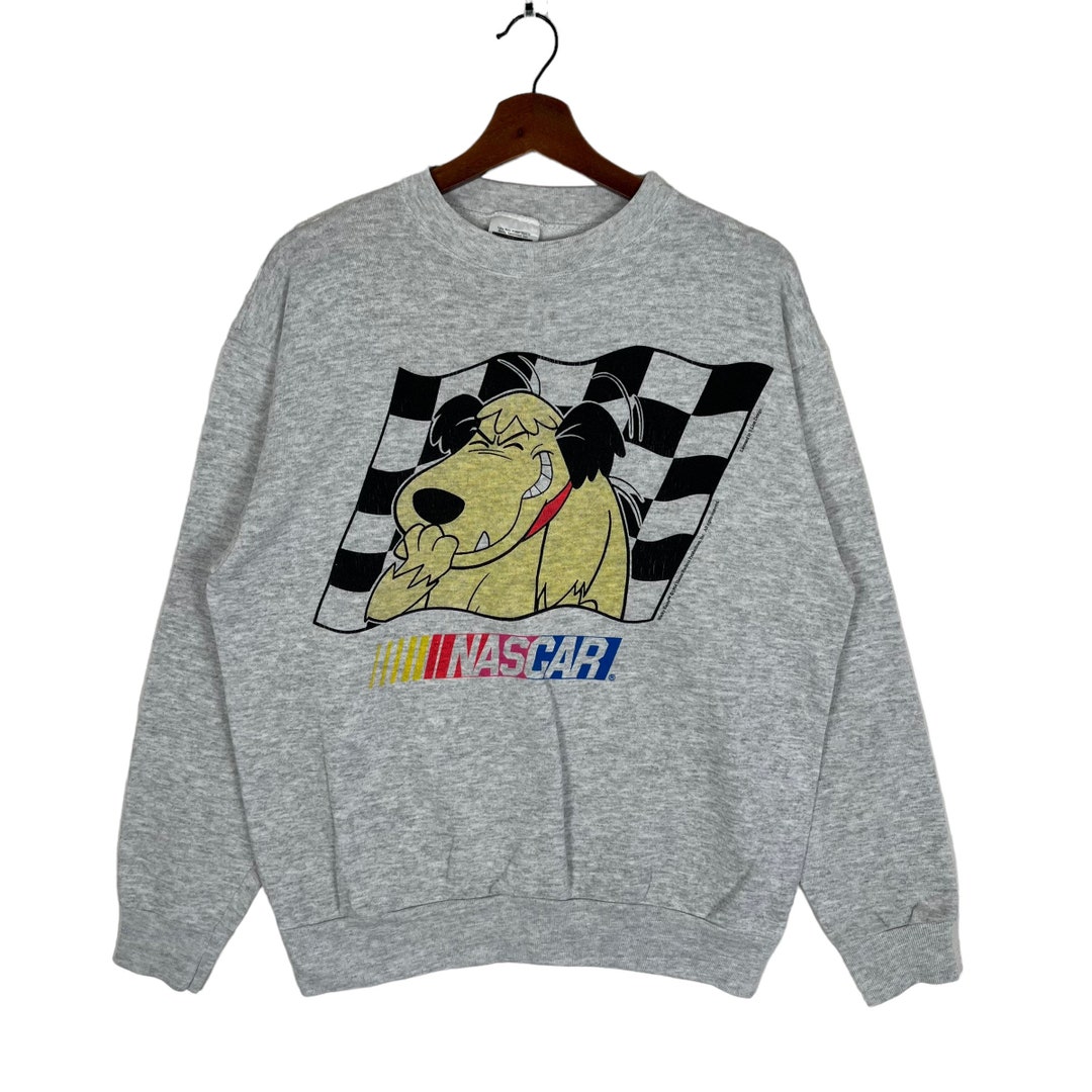 Vintage 90s Wacky Races NASCAR Sweatshirt - Hanna-barbera Cartoon - Etsy