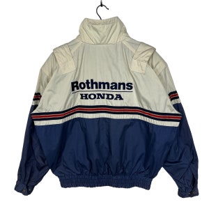 Vintage Rothmans Honda Racing Bomber Jacket (size Large) - Etsy