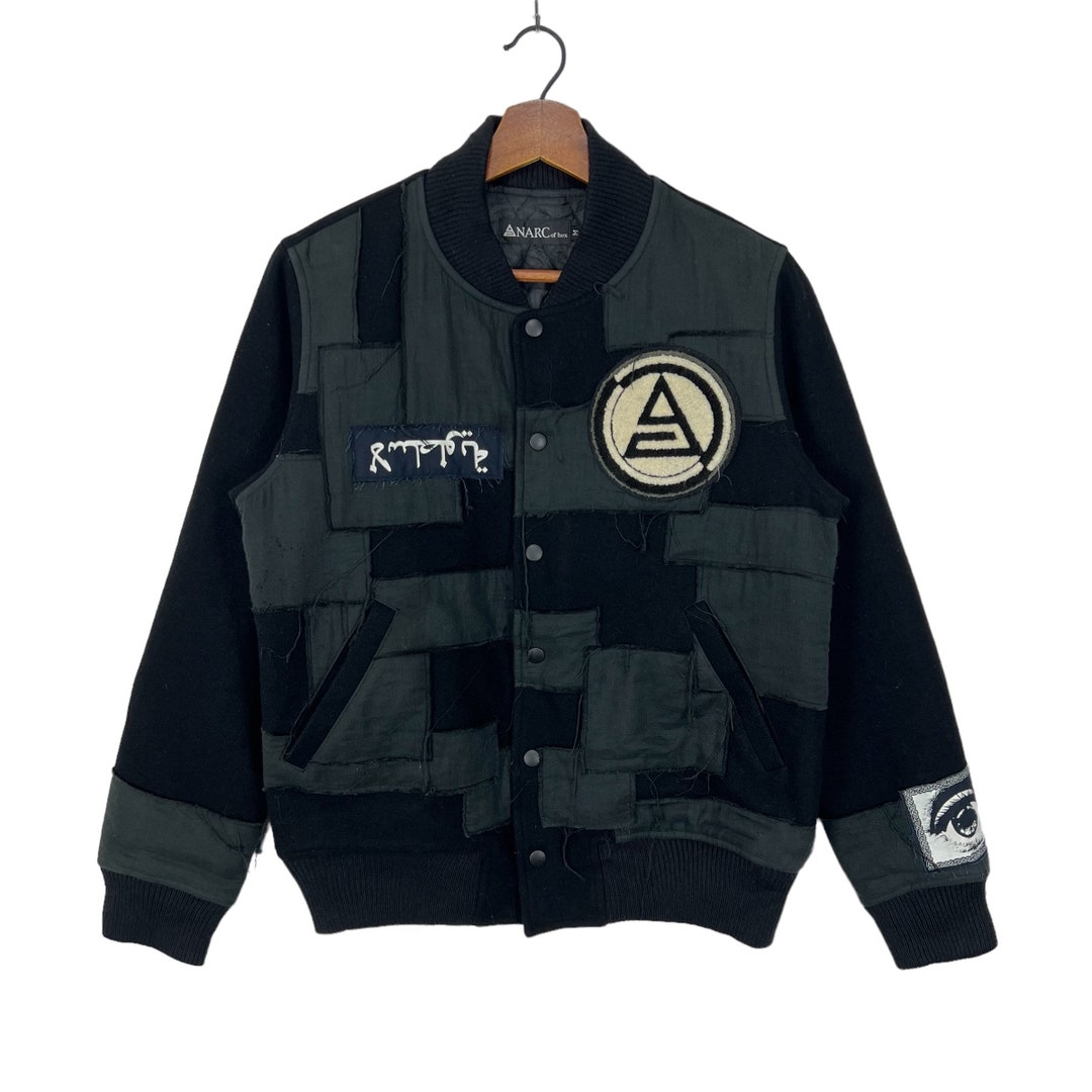 ANARC of Hex Patchwork Bomber Jacket - Size Medium - Etsy