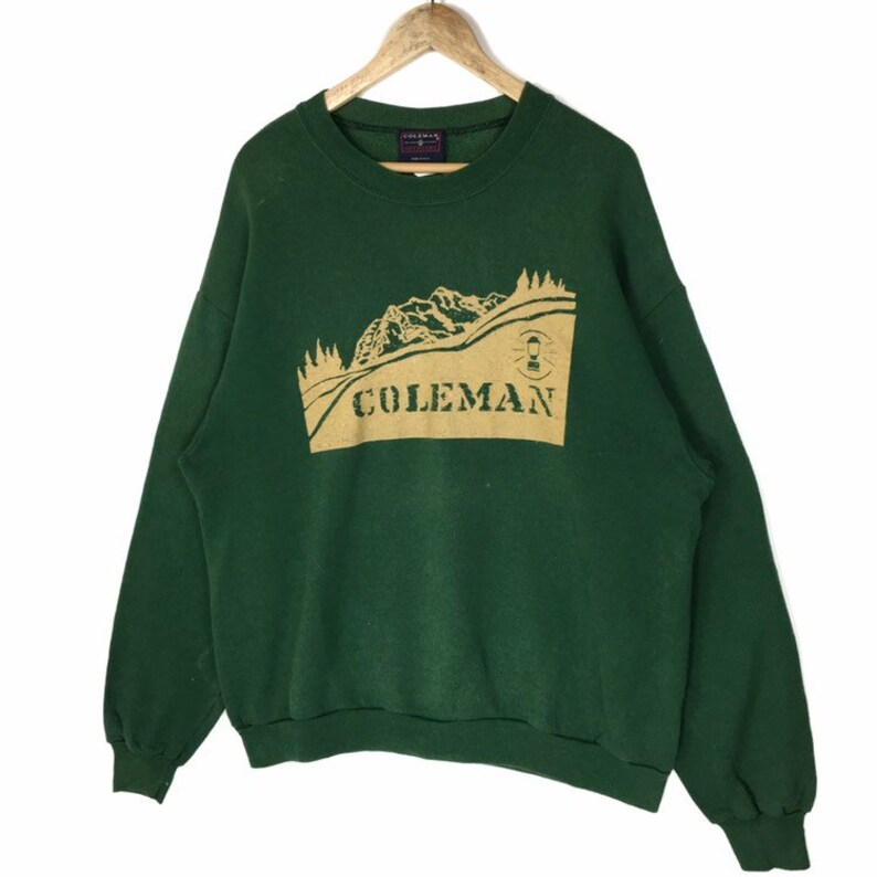 Vintage Coleman Outdoors Sweatshirt Crewneck Pullover Made in USA - Etsy