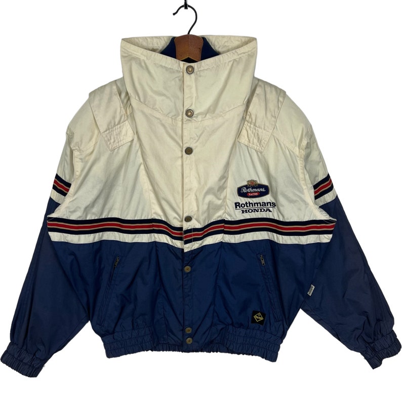 Vintage Rothmans Racing Bomber Jacket Rothmans Honda Racing Team Bomber ...
