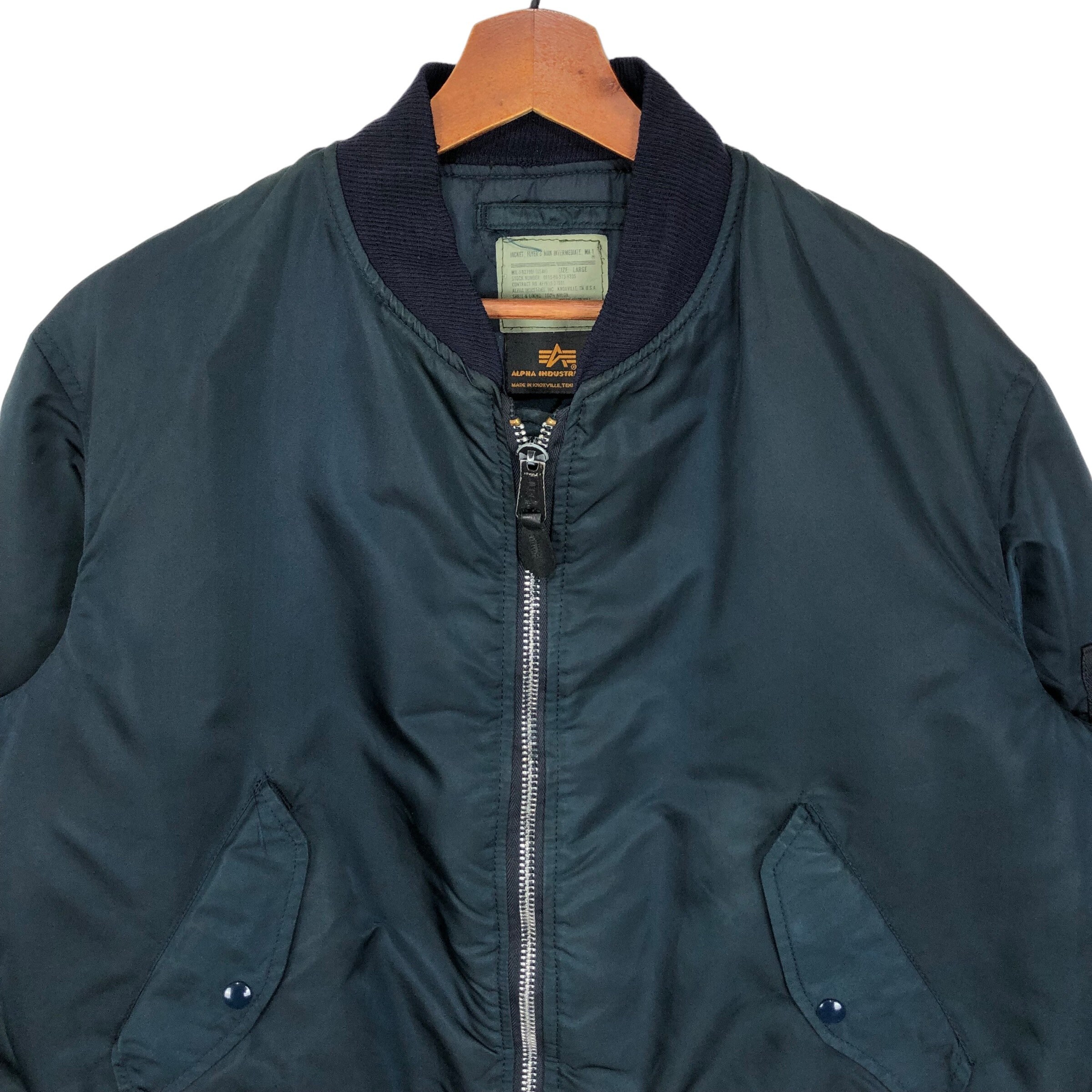 Vintage Alpha Industries Intermediate MA-1 Bomber Jacket Size - Etsy