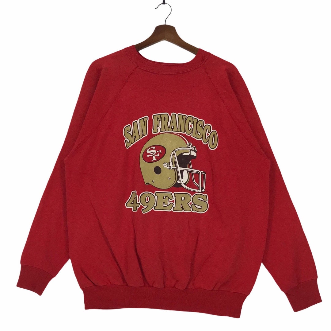 Vintage 90s San Francisco 49ers Sweatshirt Size Large - Etsy