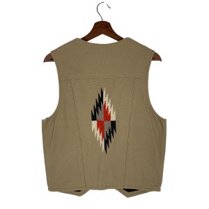 Vintage Wrangler Aztec Design Vest - Etsy