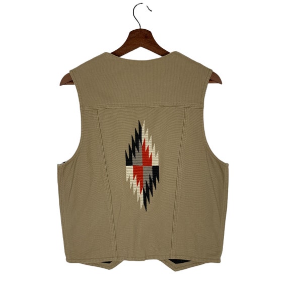 Vintage Wrangler Aztec Design Vest - Gem