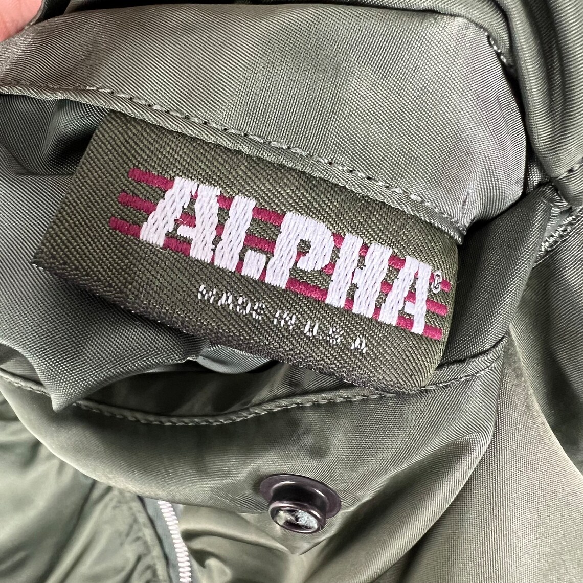 Vintage Alpha Industries Flight Jacket Type L-2B Jacket Flying Man Light Zone L2B Size Medium - Etsy