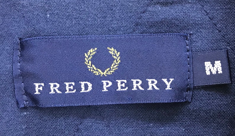Vintage Fred Perry Designer Casual Versity Jacket Snap Button ...